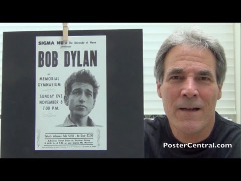 Bob Dylan 1964 Concert Flyer – College Gymnasium for $1.50 Admission ...