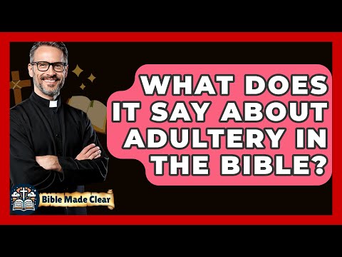 What Does It Say About Adultery In The Bible? - BibleMadeClear.com