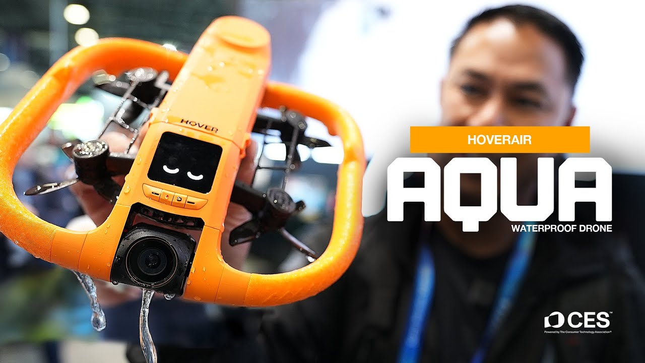 Surprise CES 2026 appearance: HoverAir Just Dropped the AQUA Waterproof Follow Me Drone