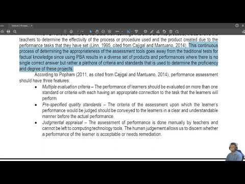 PS7 AiL2 Module 3 Definition of PBA and Types (Part 1 of X)