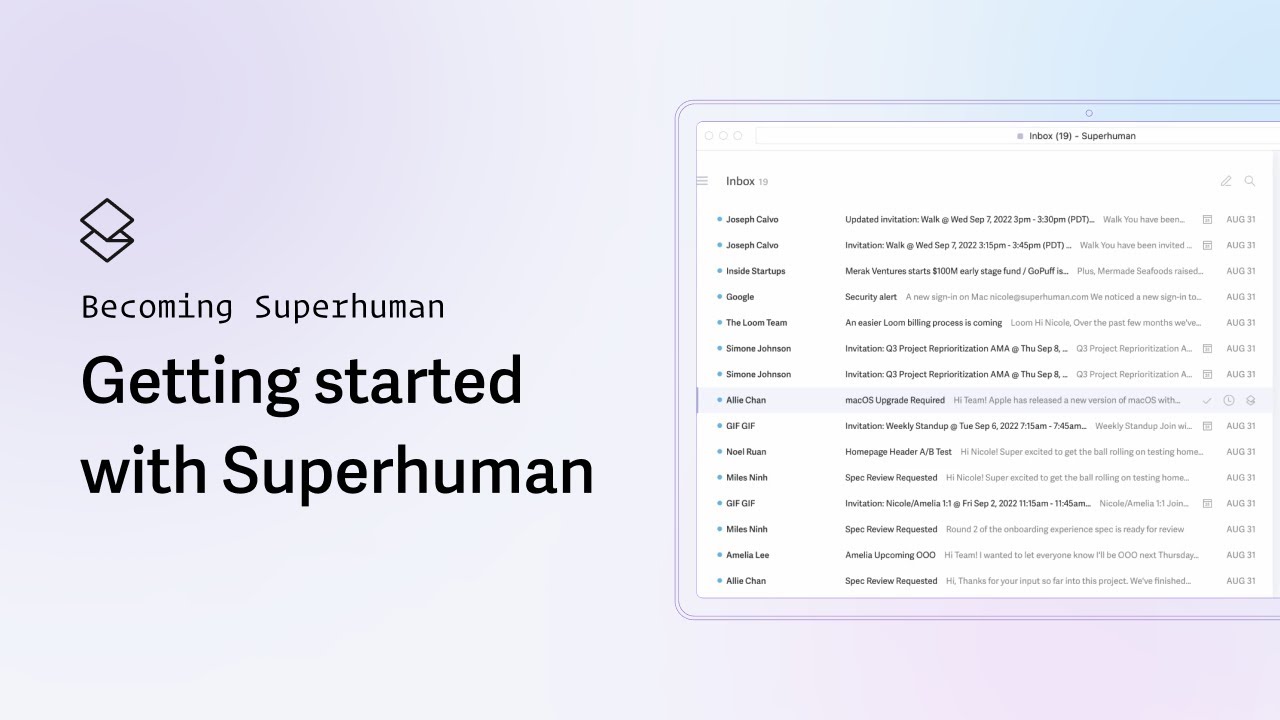 Getting Started With Superhuman