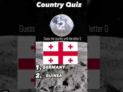 Country Quiz. Guess the country with the letter G #unstoppable606