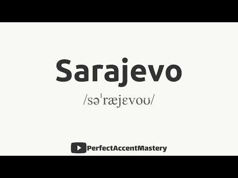 How to Pronounce SARAJEVO | City Name | IPL | Definition | Perfect Accent Mastery