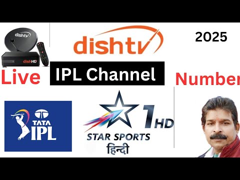 Dish Tv Star Sports HD/SD Hindi 1 Channel Number and Price। IPL Match 2025 Live Channel Number।
