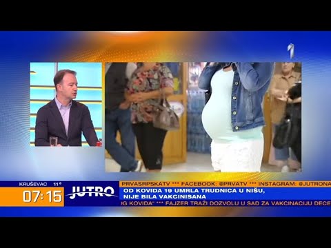 JUTRO - Ginekolog dr Aničić: Naše kovid odeljenje je poslednjih dana prepuno trudnica | PRVA