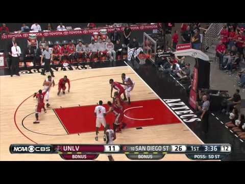 SDSU MEN'S HOOPS: #10 AZTECS 63, UNLV 52 - 1/18/14