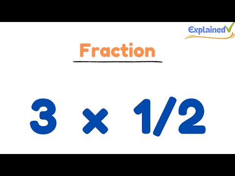 3 x 1/2 (Three times One-Half)