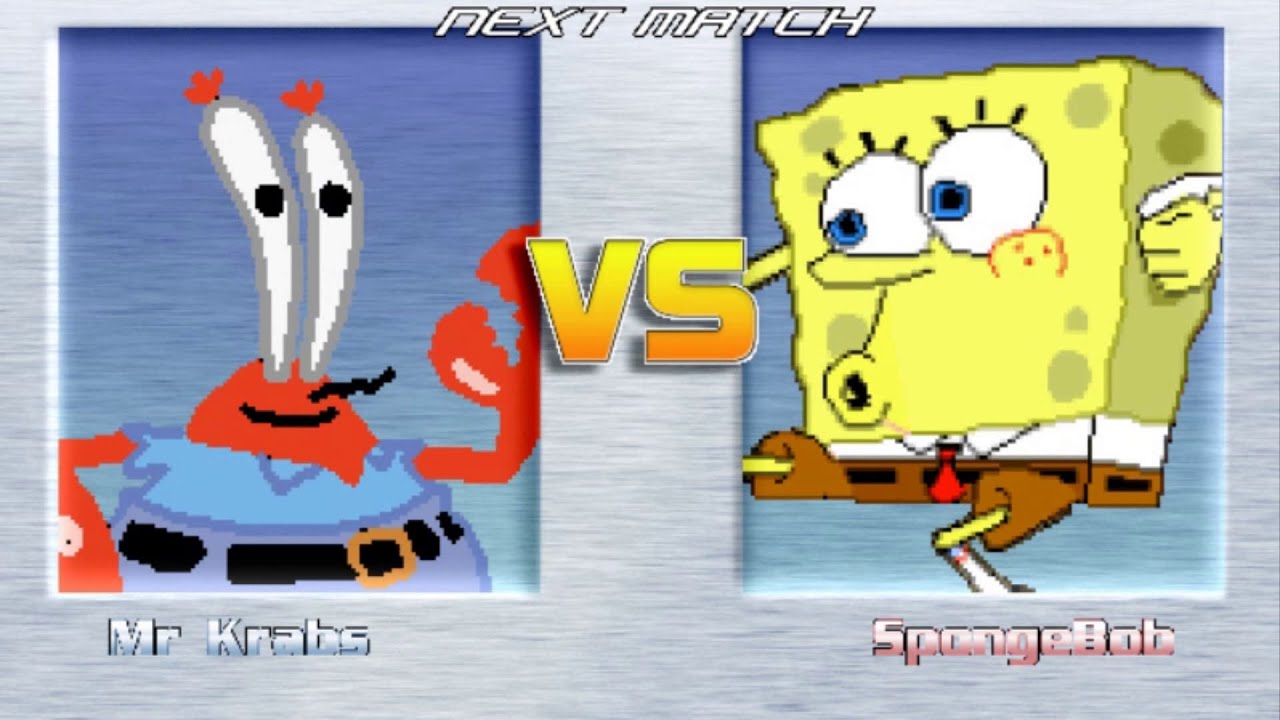 M.U.G.E.N BATTLES | Mr. Krabs vs SpongeBob SquarePants