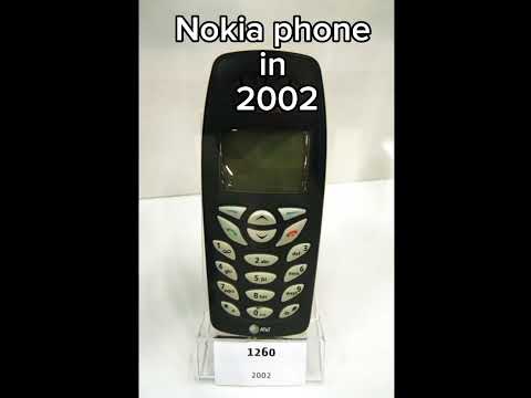 Evolution of Nokia phone from 1990 to 2023