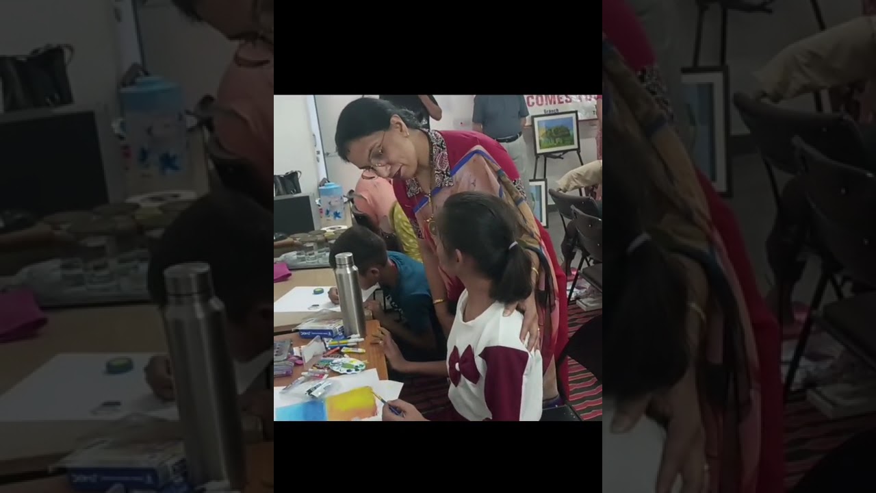 Painting work shop defining the inclusion in a different way 