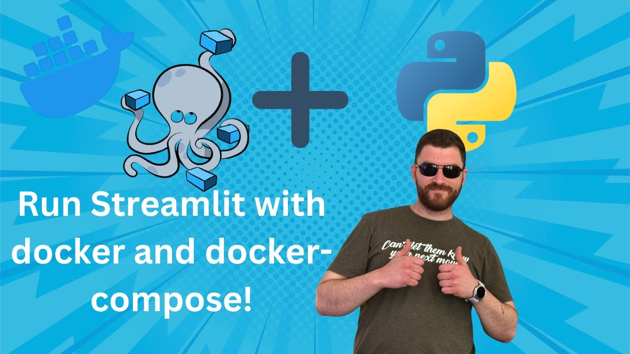 Run Streamlit with Docker and Docker Compose!