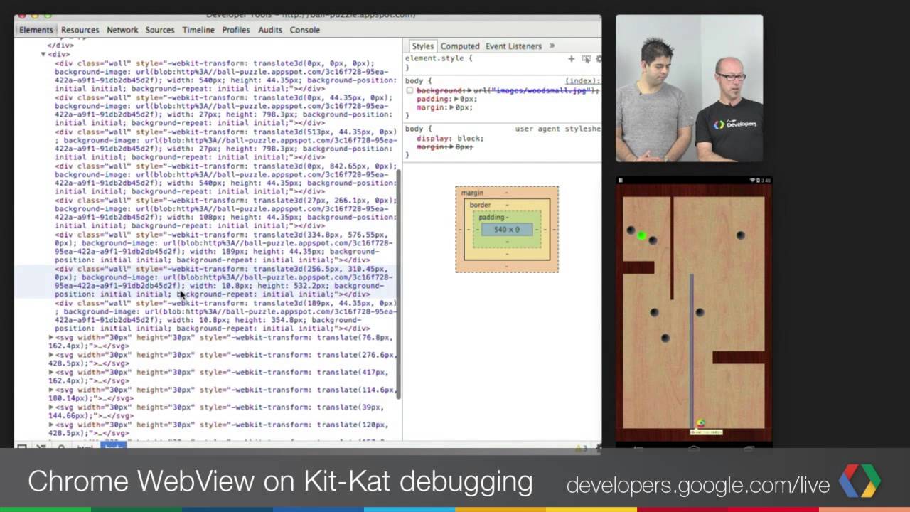 Chrome Developers Live: Chrome WebView on Kit-Kat debugging