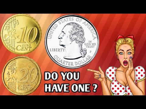 The Most Expensive Coins: Quarter dollar 2000 to 2011 Euro Cent!"