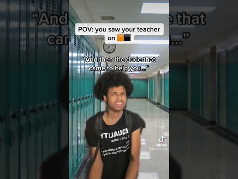 When you see your teacher on the hub ðŸ˜