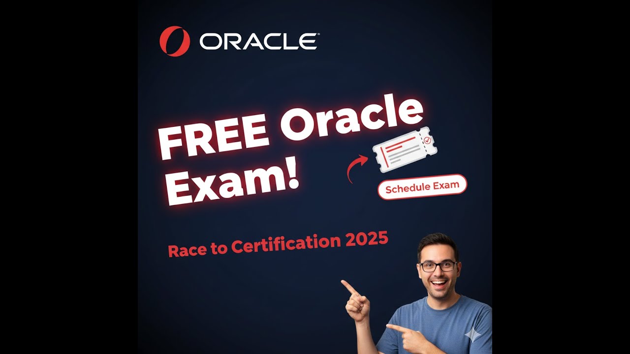 Claim Your FREE Oracle Certification Exam – Race to Certification 2025 | Step-by-Step
