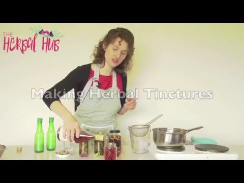 Making Herbal Tinctures At Home - With fresh herbs or dried herbs