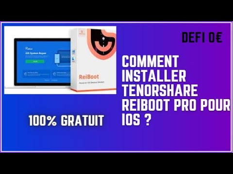 Pour Réparer un système iOS ! Comment installer Tenorshare ReiBoot sur son ordinateur ! 100% Gratuit
