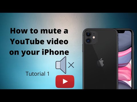 How to mute a YouTube video on iPhone | Tutorial 2