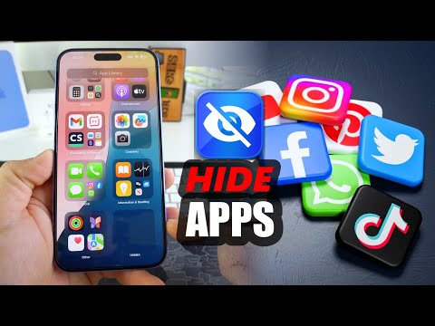 How To HIDE APPS on Apple iPhone 16 & 16 Plus