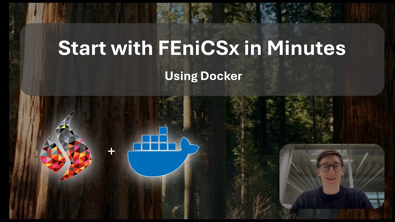 Fast and Clean Way to Start with FEniCSx – Open Source FEM in Docker