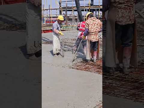 βFrom mixing to finishing - Complete slab pouring