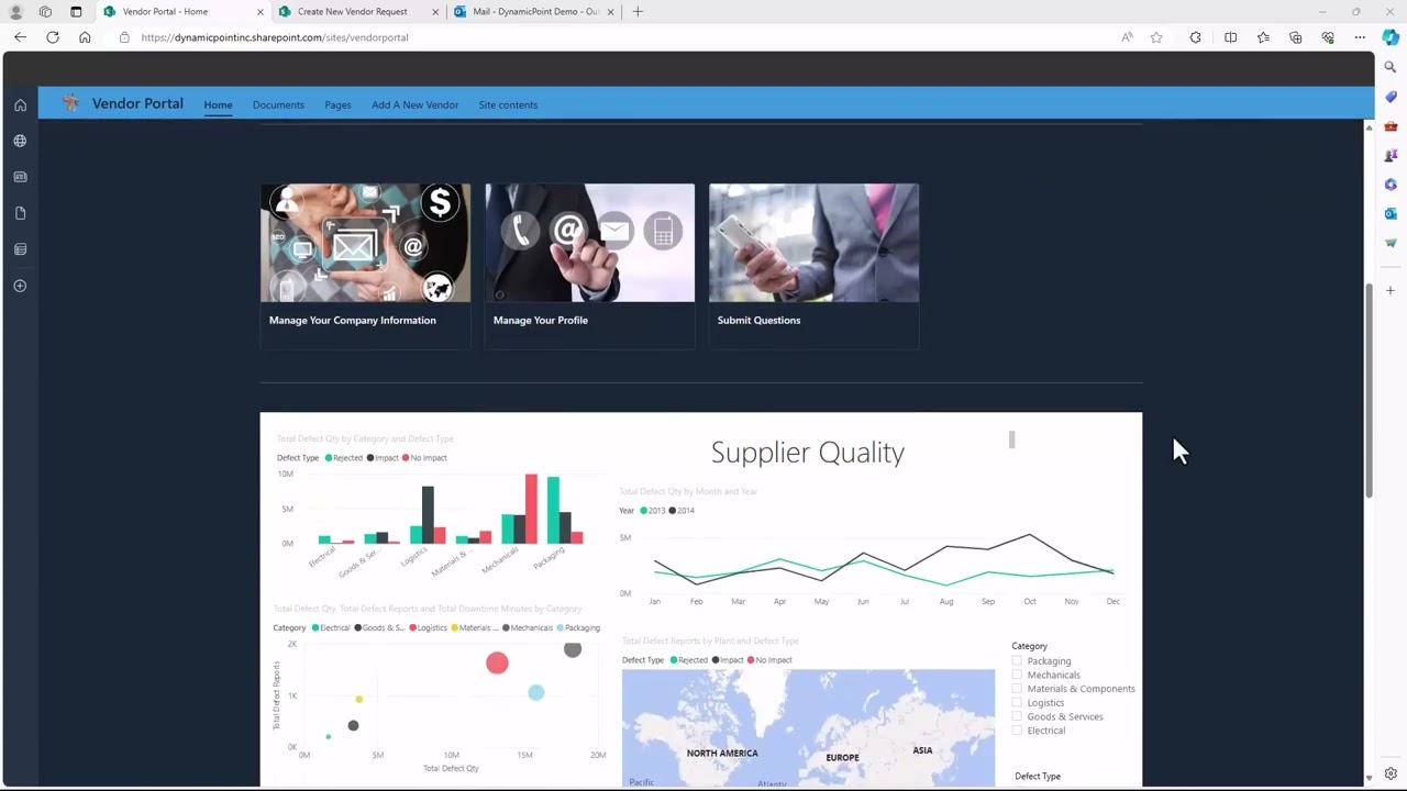 Microsoft Office 365 Portal for Customers and Vendors