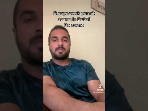 Europe work permit scams in Dubai #dubai #europe #scam #migration #fraud #scamalertreviews