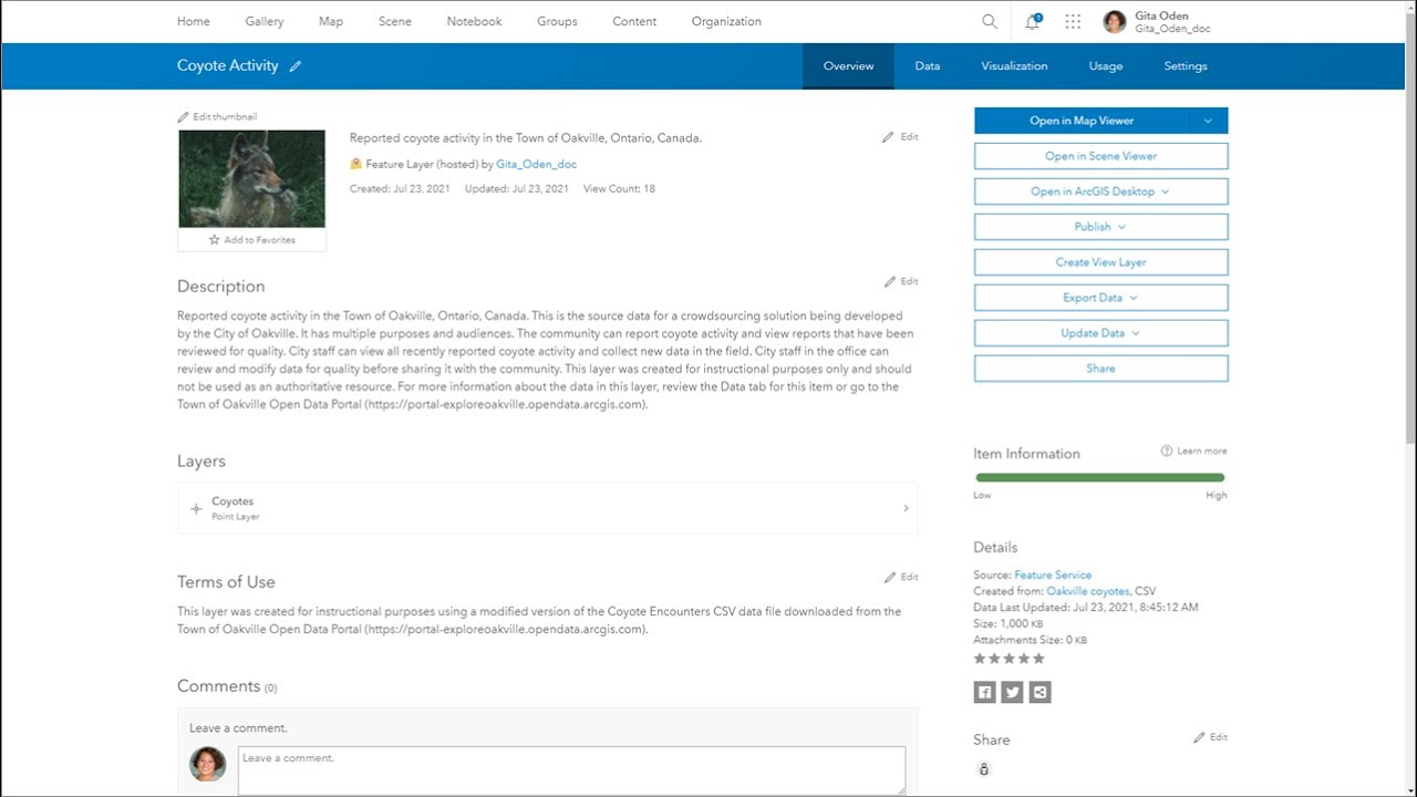 ArcGIS Online: Sharing Basics