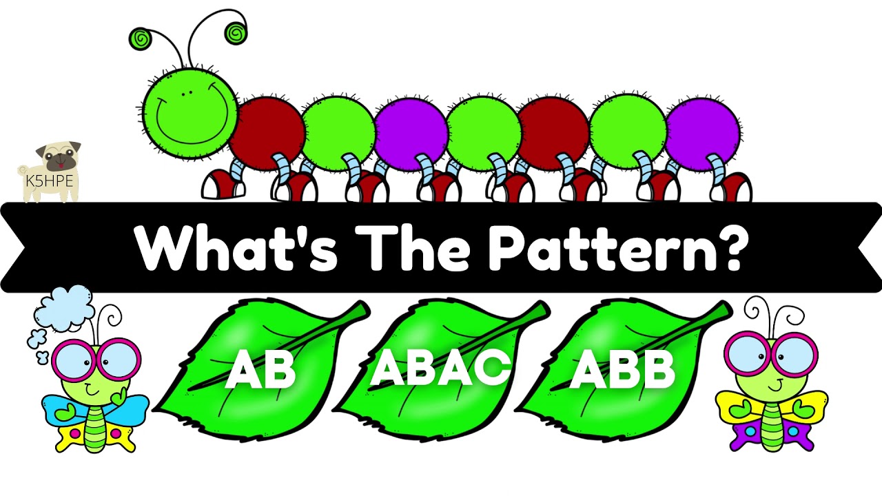 Caterpillar Patterns, Pattern Cores, Patterning, Early Mathematics, Virtual School, Online Learning!
