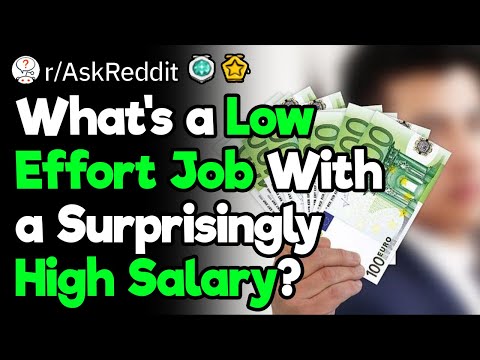 Best Low Effort Jobs With a High Salaries