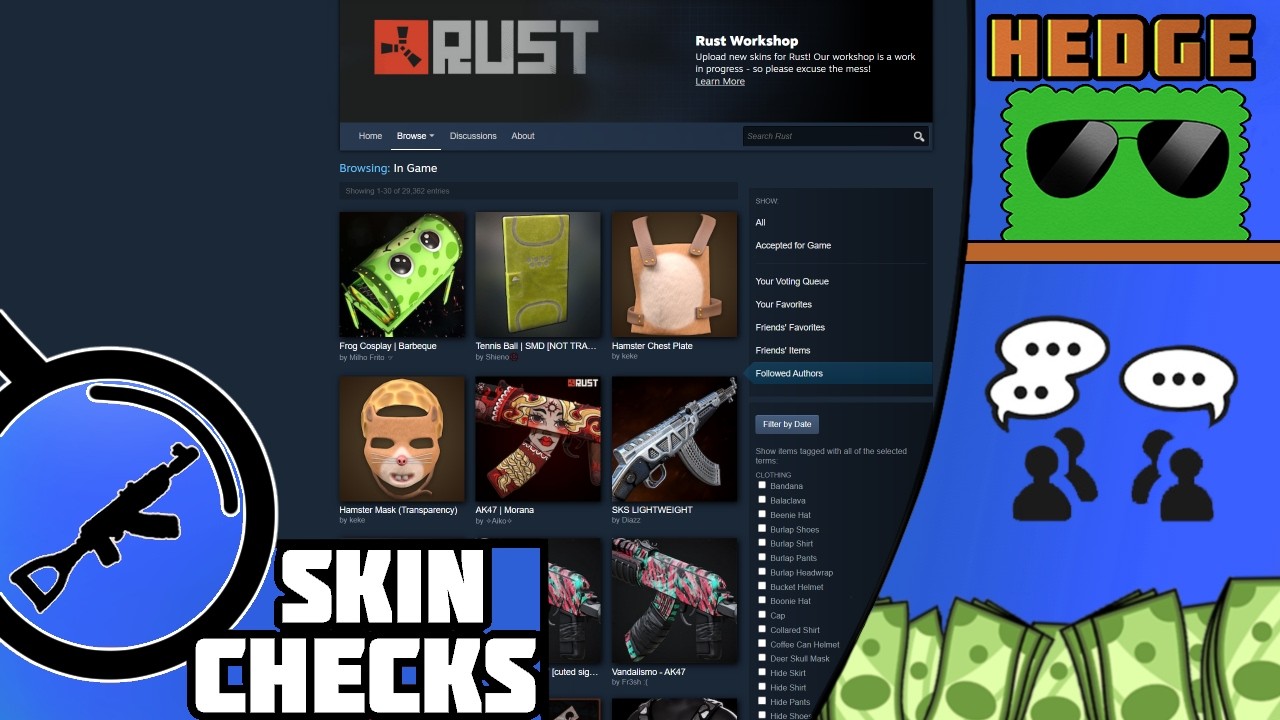 Rust Workshop Skin Checks (April 7 2026)