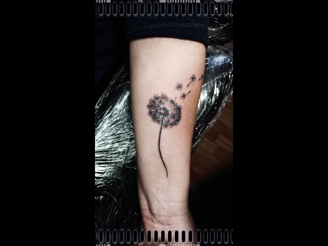 Dandelion -Tattoo by Santo