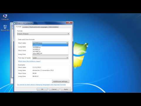 How to Change Time Display in Windows 7