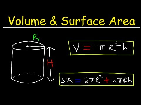 Volume and Surface Area of a Cylinder Video Lecture - GMAT
