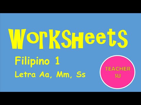 Filipino 1 Worksheets
