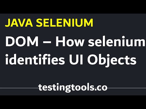 04 - Understanding DOM structure and how objects are identified in Java Selenium