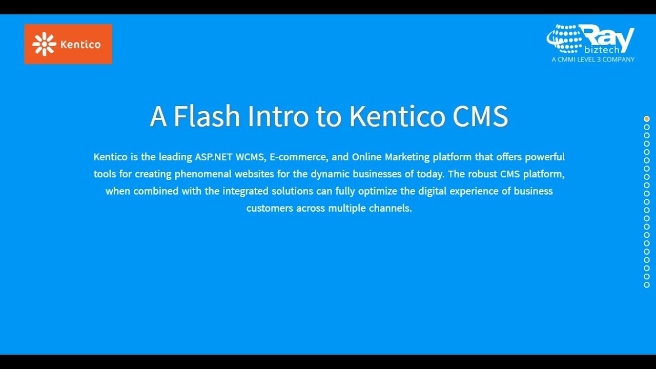 A Flash Intro to Kentico CMS