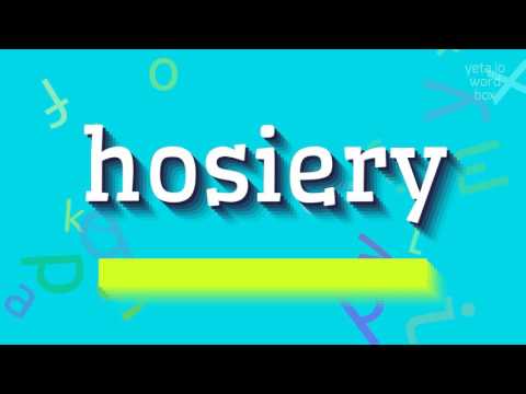 How to say "hosiery"! (High Quality Voices)