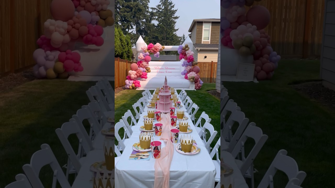 DIY Birthday Princess Party! #princessparty #diybirthday