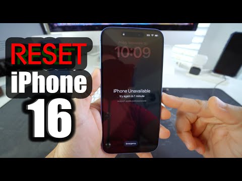 How To Reset & Restore your Apple iPhone 16 & 16 Plus - Factory Reset