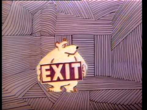 Classic Sesame Street - Arte Johnson introduces the word Exit