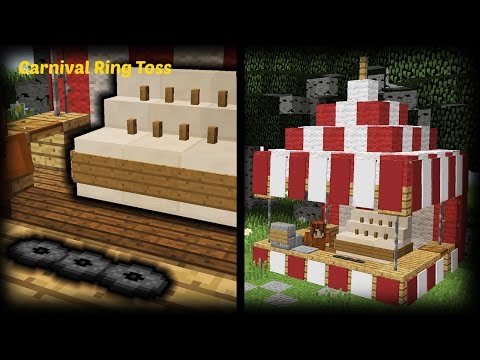 Minecraft - How to make a Carnival Ring toss Game