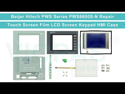 Beijer Hitech PWS Series PWS6600S-N Touch Screen Panel LCD Screen Membrane Keypad Overlay Enclosure