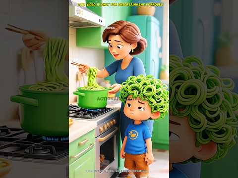 चिंटू के सिर पर नूडल्स हो गया #shorts #cartoon #hindi #animation