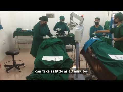 Watch our cataract surgery video to see what a sight-saving operation looks like in one minute.