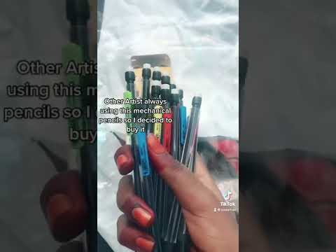 Unboxing Bic mechanical pencils |jiddarhxx #youtubeshorts #shorts #sketchbook #sketchbook #beginner