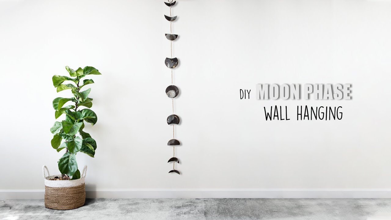 DIY Moon Phase Wall Hanging | Moon Wall Hanging