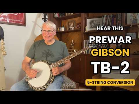 1932 Gibson TB-2 Five String Conversion Banjo Prewar Walnut | Reverb