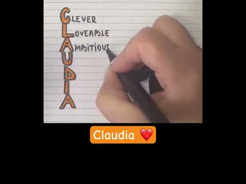 Meaning of the name CLAUDIA #meaning #name #claudia