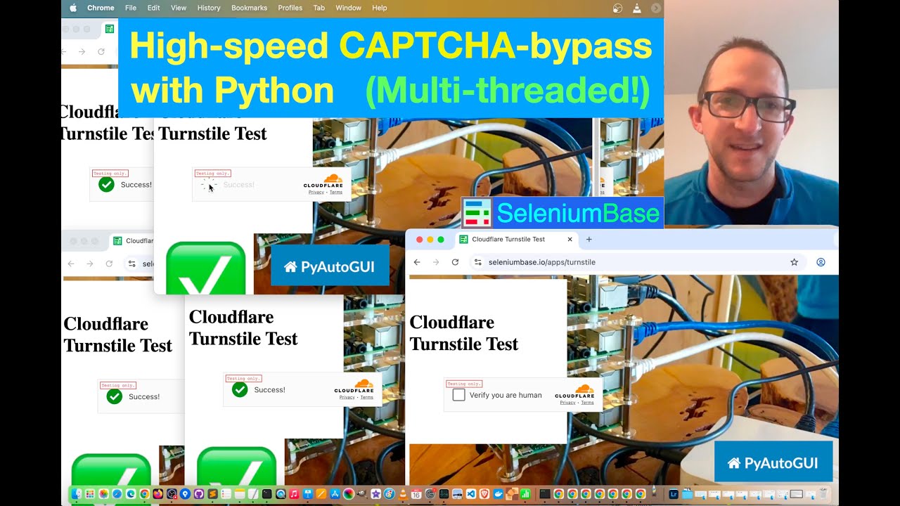 High-speed CAPTCHA-bypass with Python